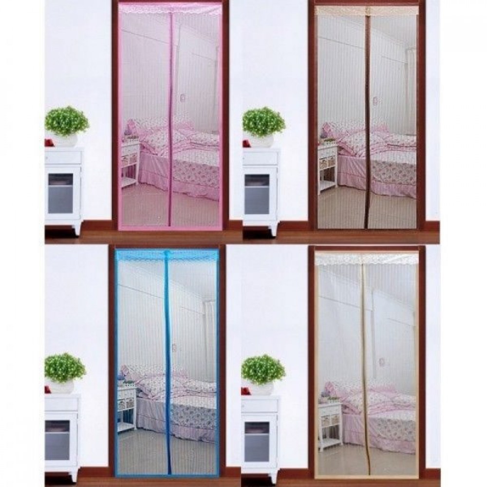 Perdea anti insecte colorata cu inchidere magnetica (Casa ...