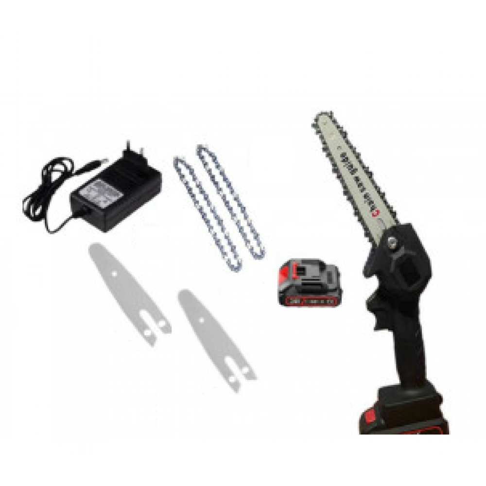 Mini drujba - fierăstrău electric de mâna, cu 2 Lanturi,